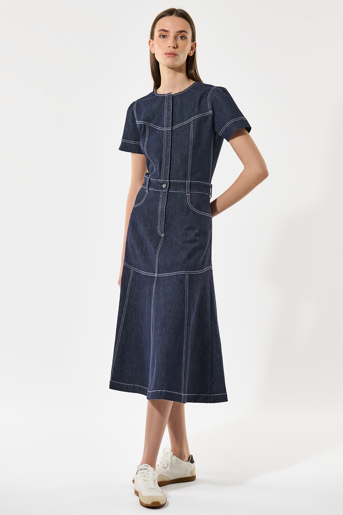 Dea Kudibal EthaDEA Dark Blue Denim Dress 1891025 – Olivia Grace Fashion