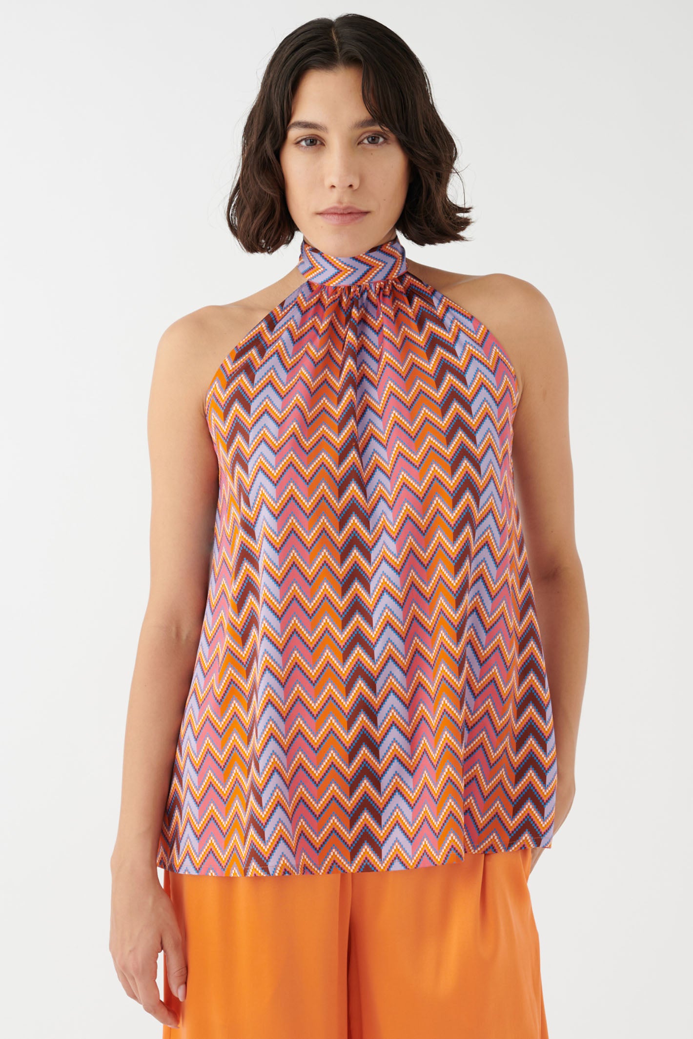 Dea Kudibal Nikkidea 0760424 5782 Pink Vallarta Silk Halterneck Top ...