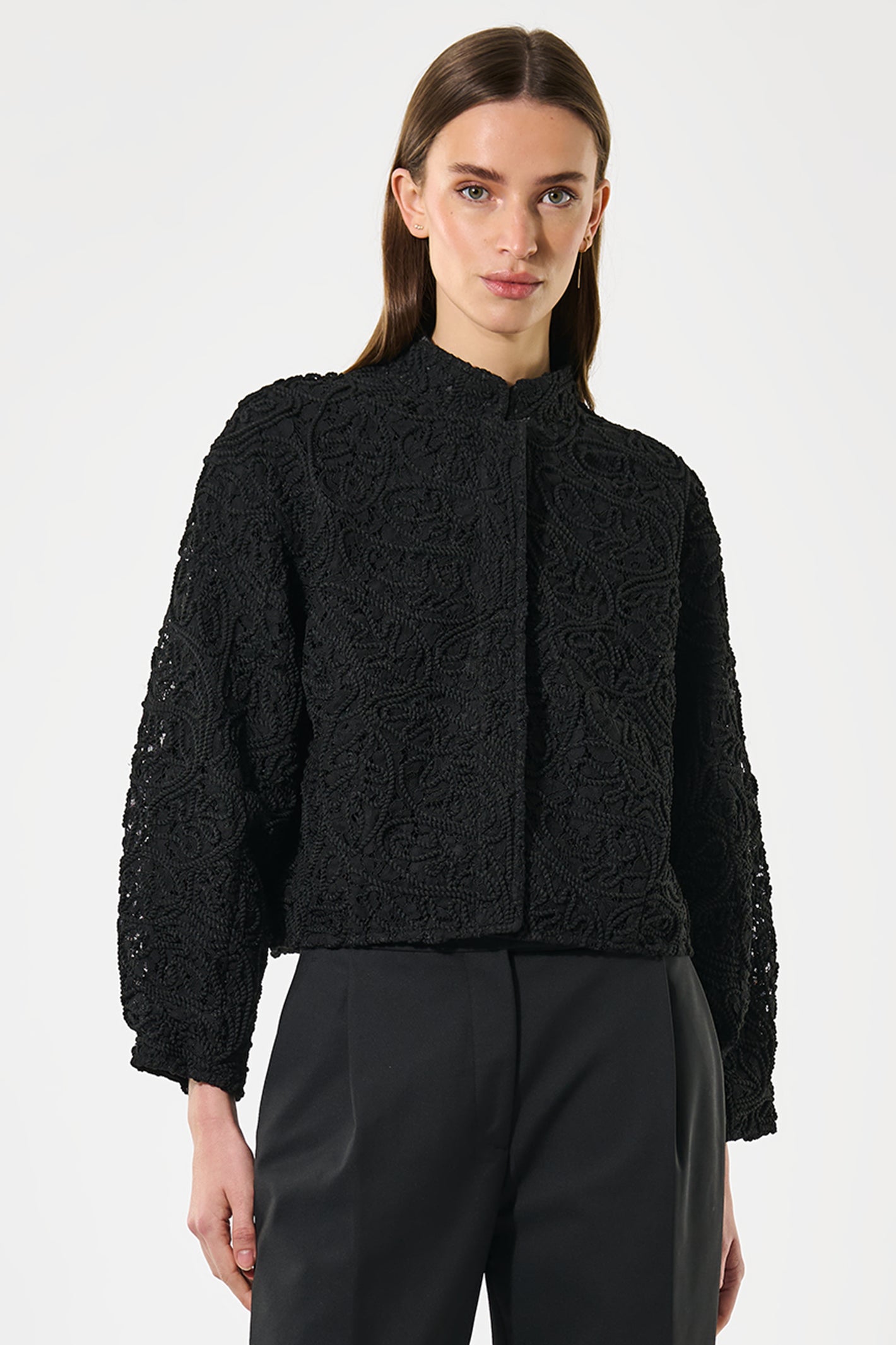 Dea Kudibal SafaDEA Black Lace Jacket 1391025 – Olivia Grace Fashion