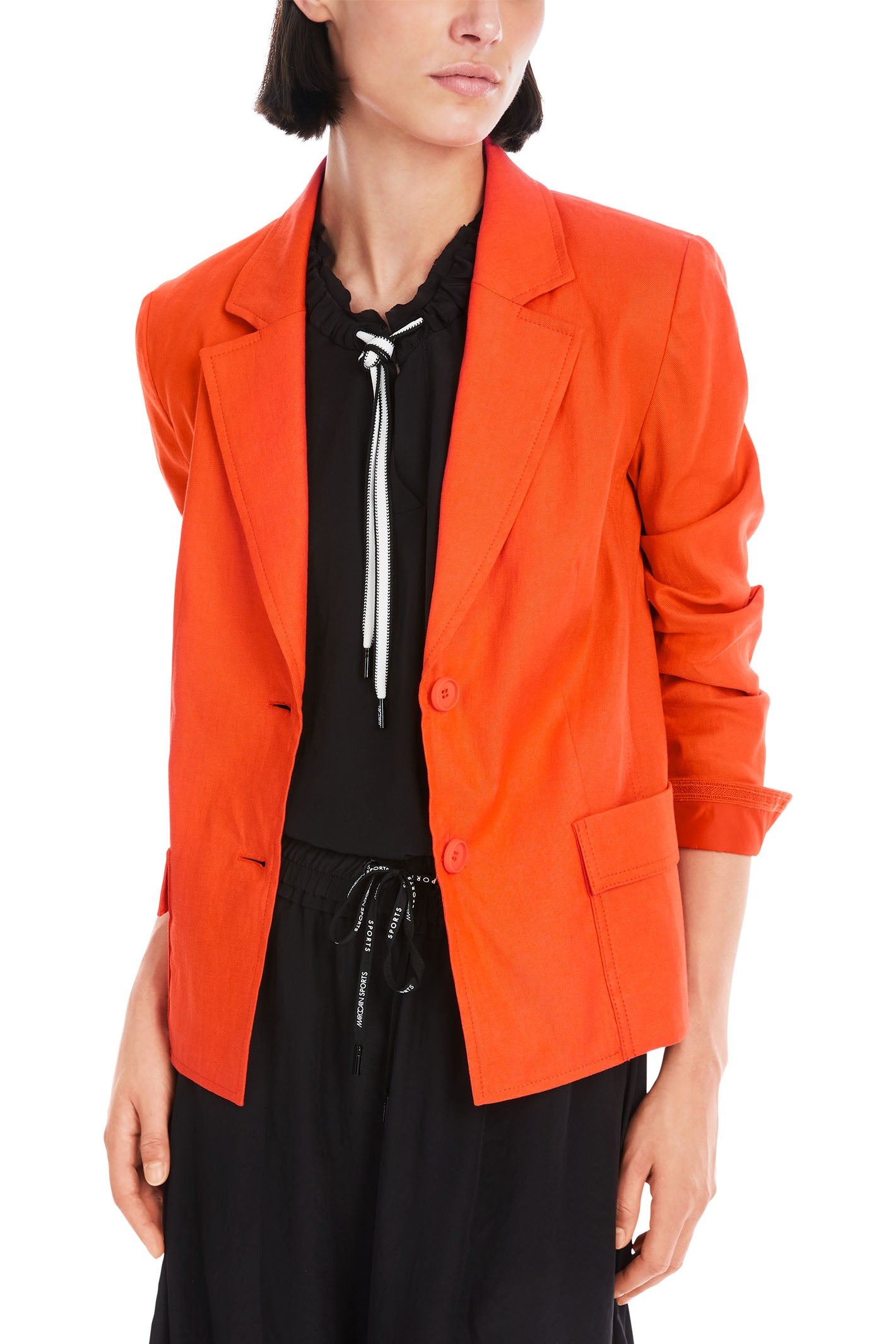 Marc Cain Sports Orange Two-Button Jacket YS 34.11 W03 483 – Olivia ...