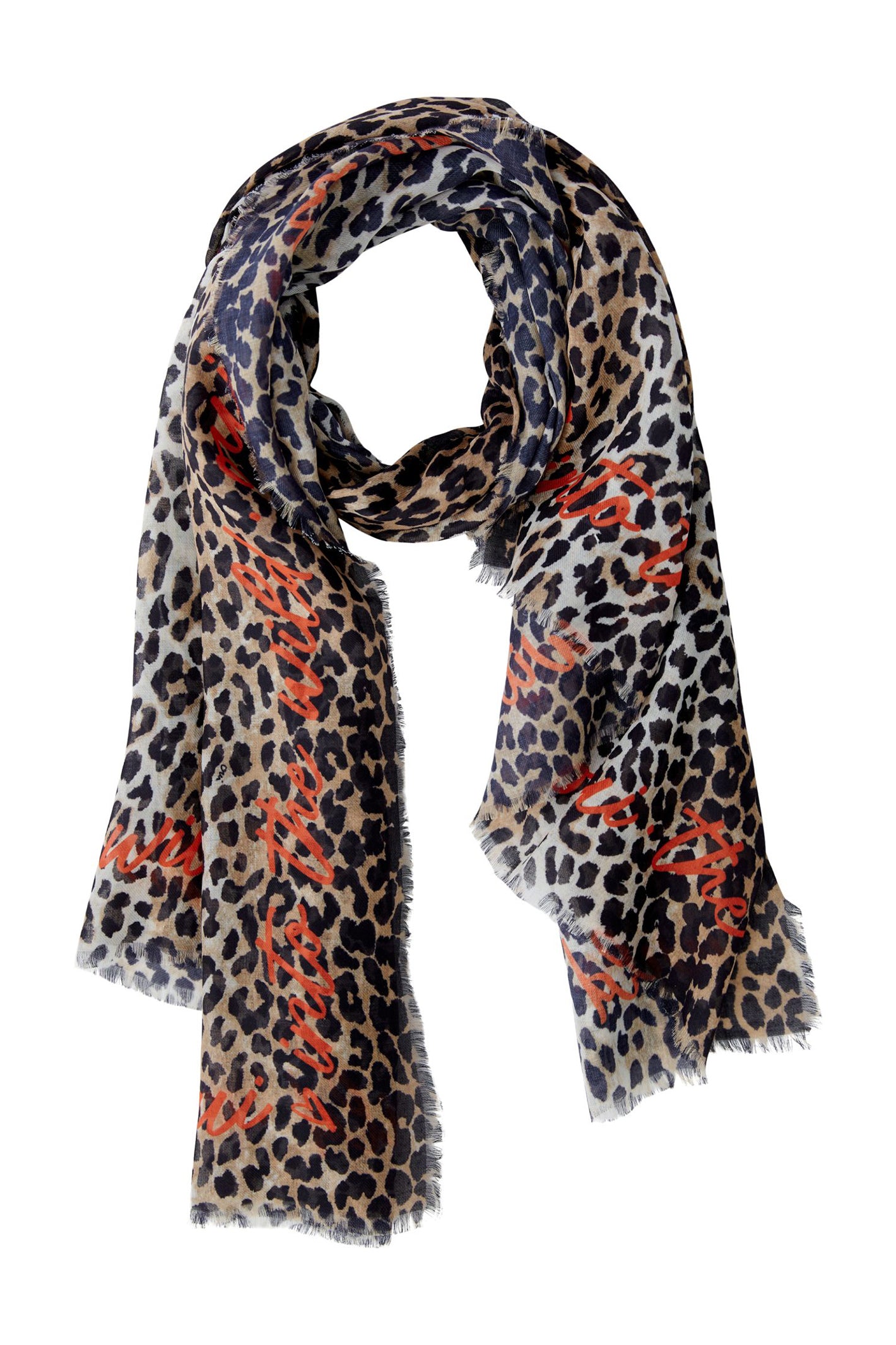 Oui Scarf 93937 Animal Print Camel Black 0779 – Olivia Grace Fashion