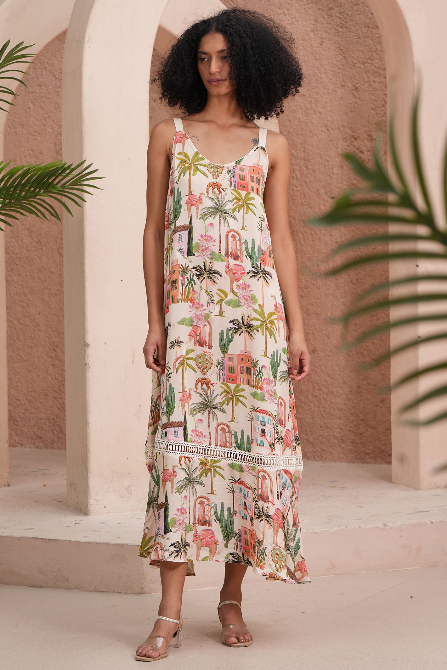 Stella Moretti Dress Samaira Moroccan Mule – Olivia Grace Fashion