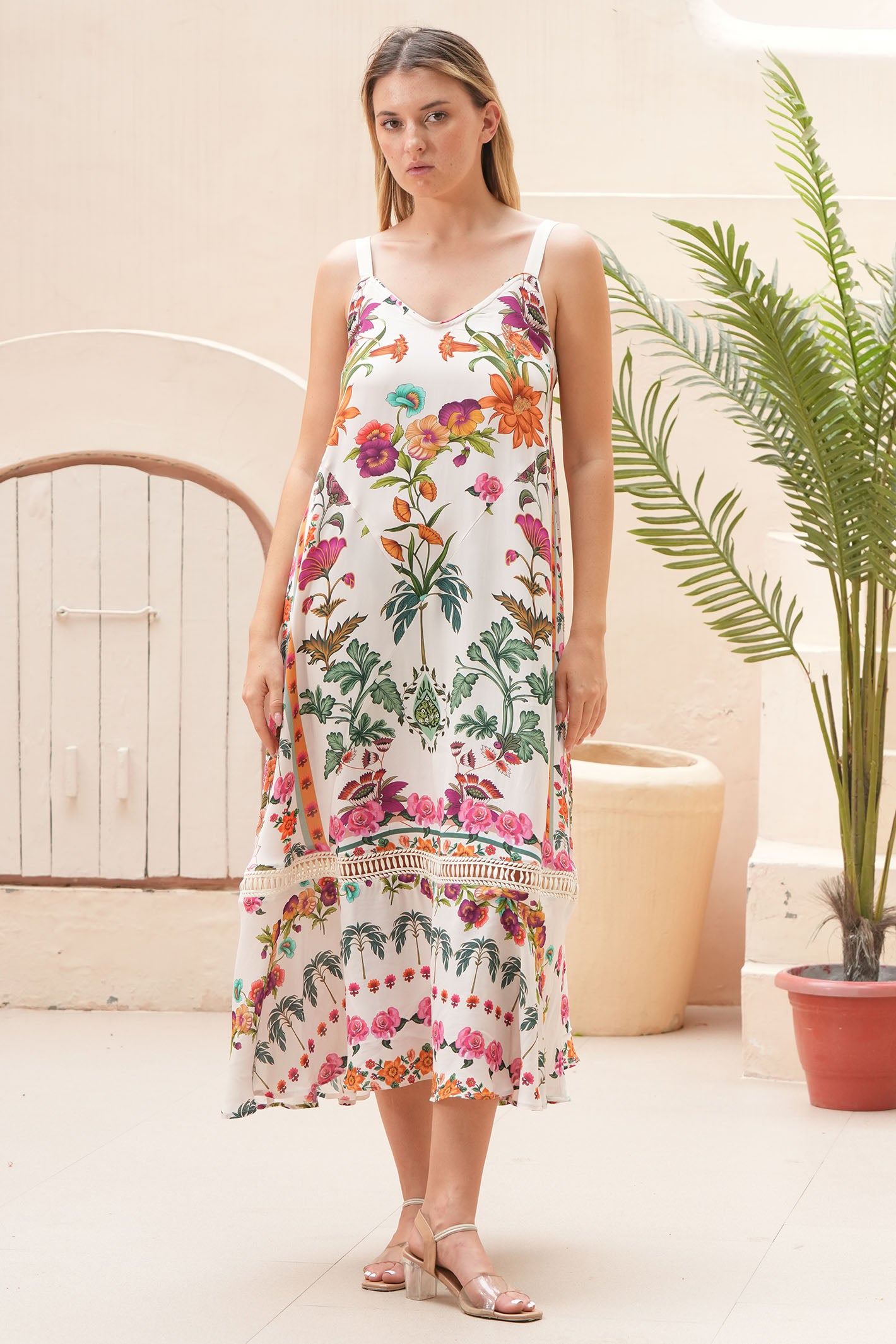 Stella Moretti Dress Samaira Paradiso Floreale – Olivia Grace Fashion